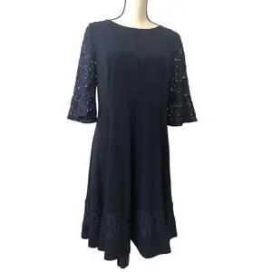 Jessica Howard | Dresses | Wedding Guest Dress Size 4 Navy Blue Jessica ...